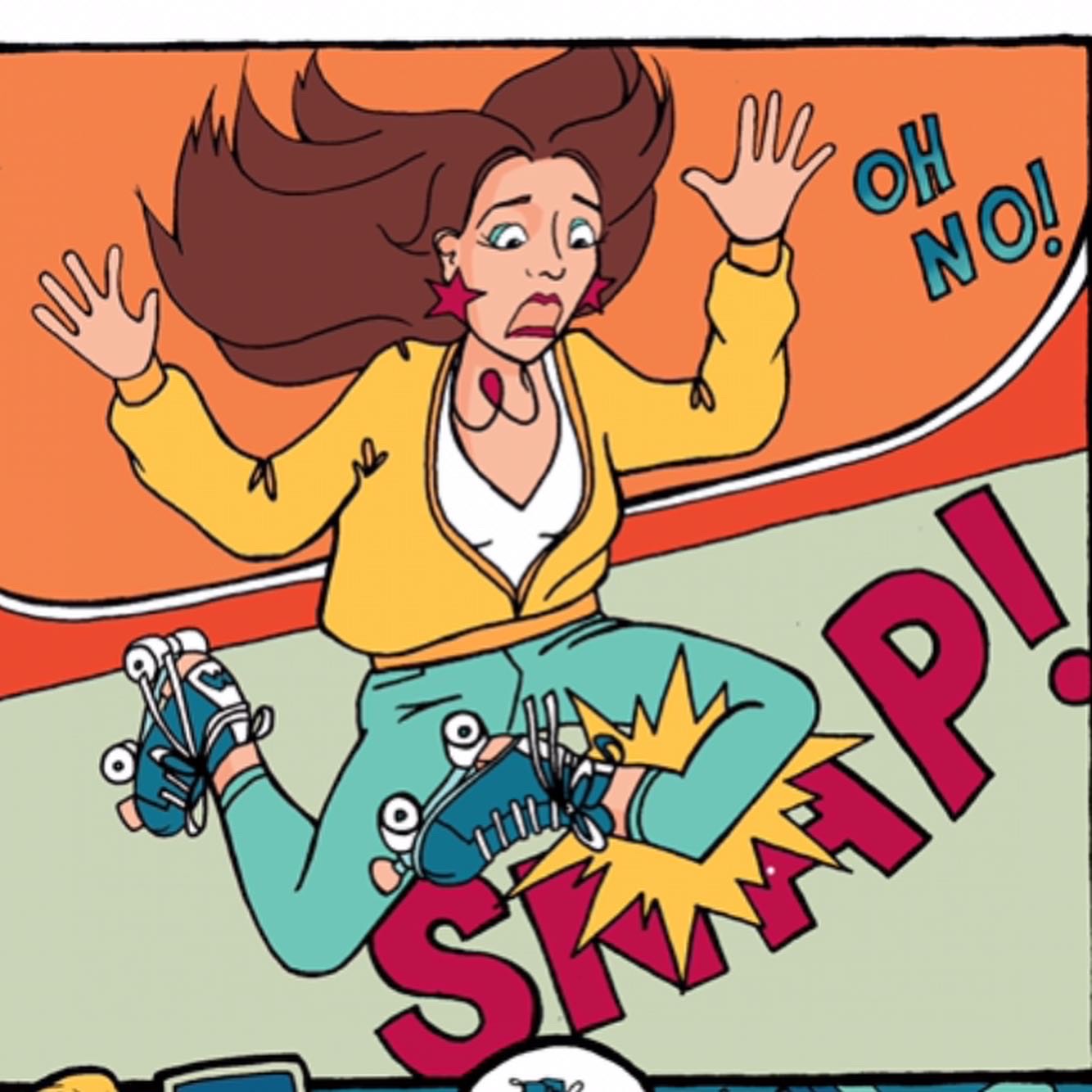 NHS Skate Break Comic Strip - Nikki Loy